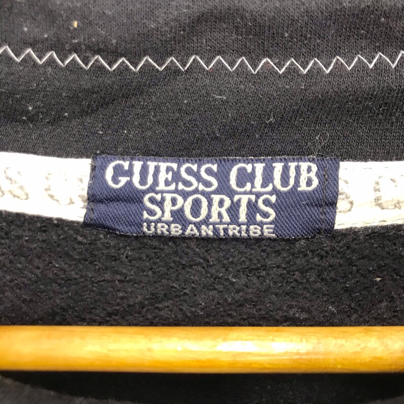 Vintage Guess Sweatshirt Big Logo Pullover Spellout Guess Club Sport ...