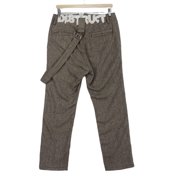Vintage PPFM Destruct Roll up Wool Blend Pants Street - Etsy