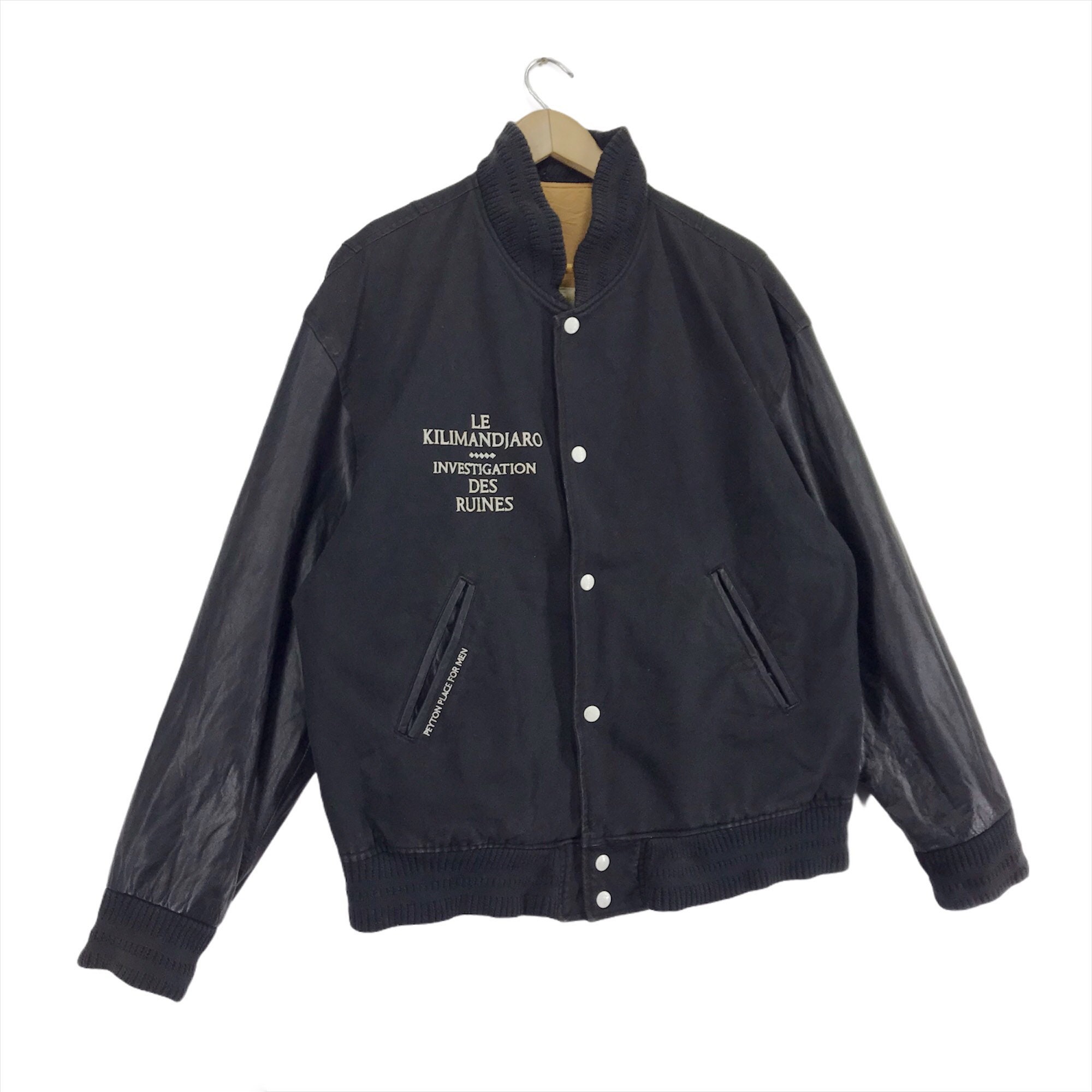 Vintage PPFM Varsity Letterman Jacket /leather Peyton Place for Men ...