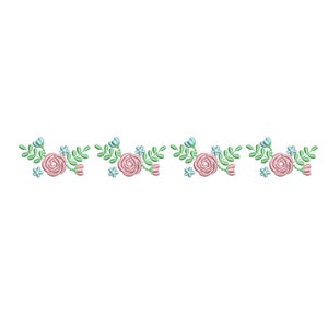Rose Frame Embroidery Design, Rose Embroidery Design, Frame Embroidery ...