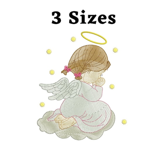 Angel Embroidery Designs - Etsy