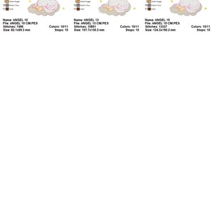 Angel Embroidery Designs - Etsy