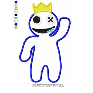 Rainbow Friends Roblox Embroidery Design Machine Embroidery Pattern ...