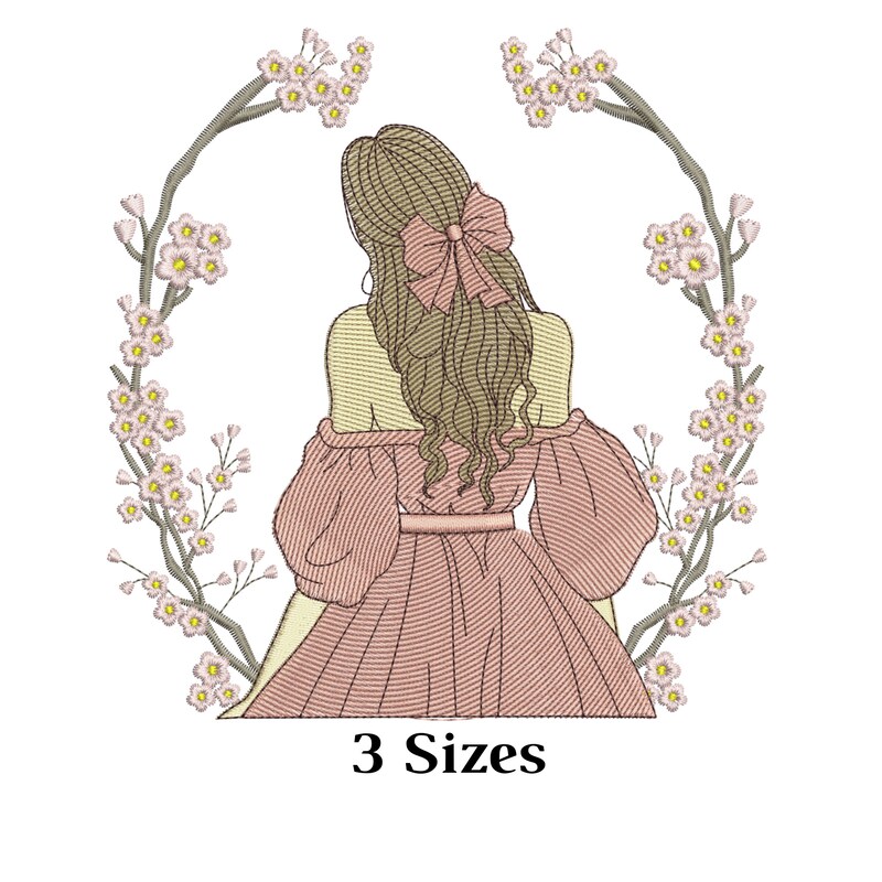 Embroidery Girl - Etsy