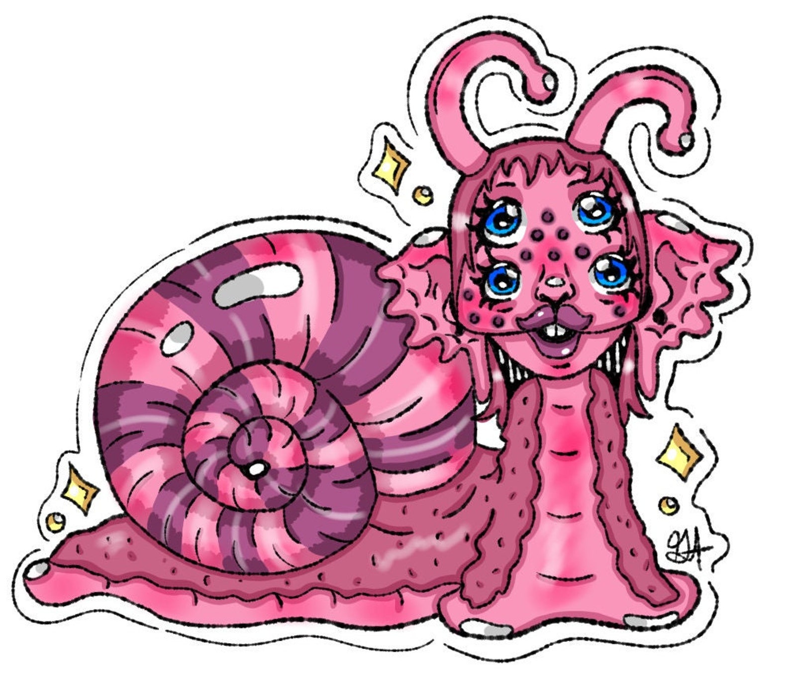 Melanie Martinez Snail Sticker - Etsy