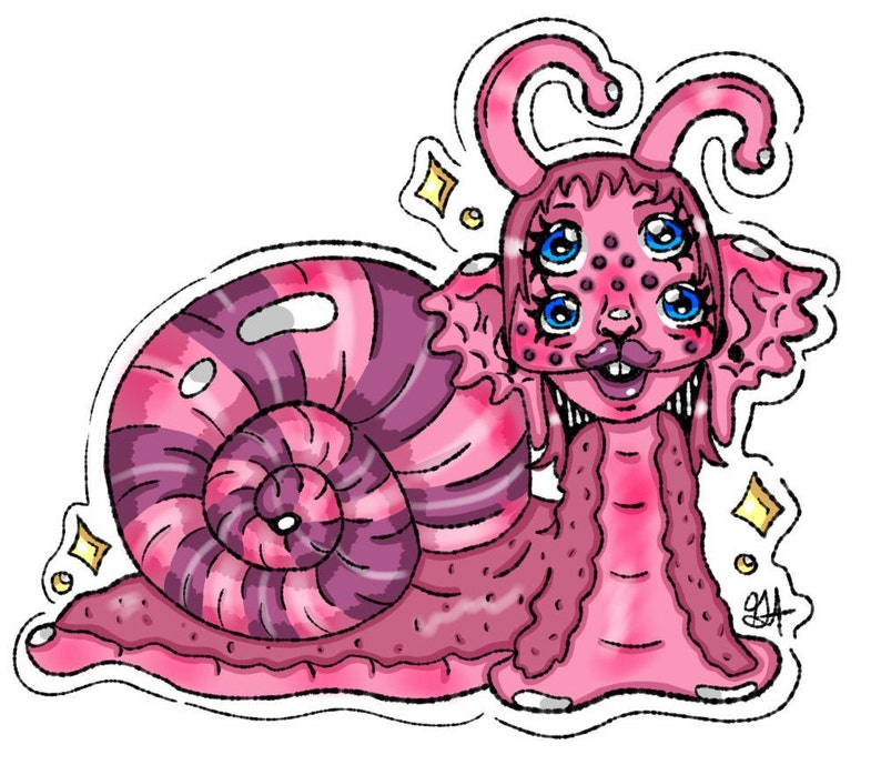 Melanie Martinez Snail Sticker - Etsy
