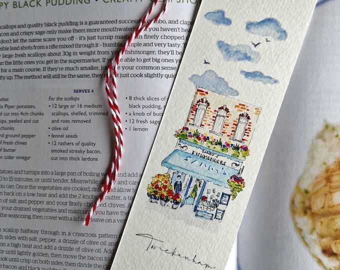 London Bookmarks Personalised Local Landmark Handmade Bookmark Book ...