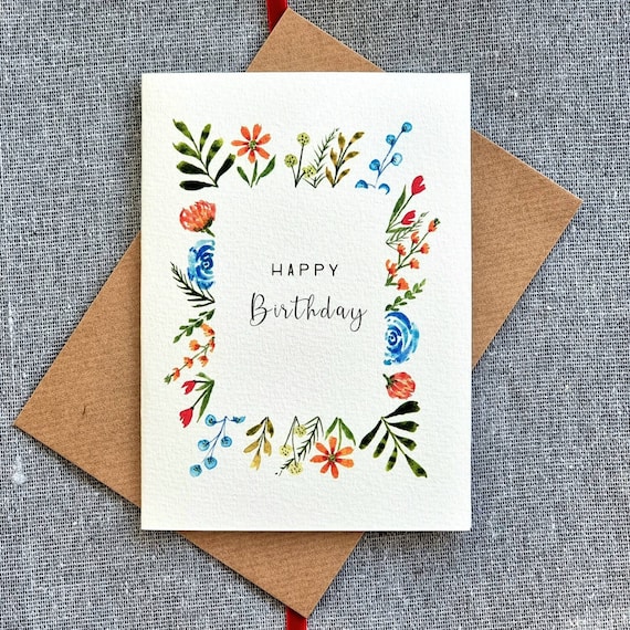 Handmade Birthday Cards For Friends With Name
