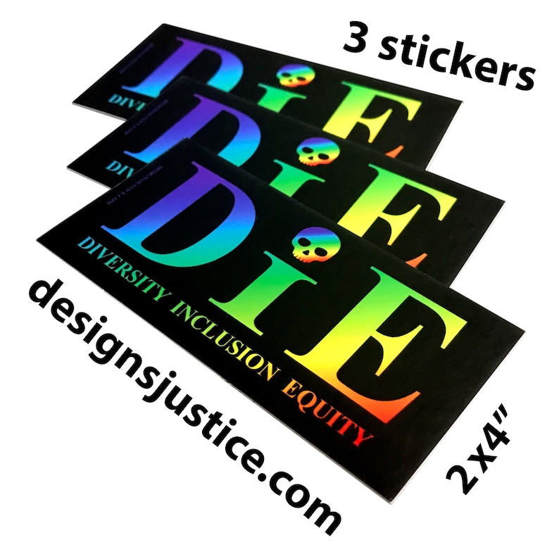 Diversity Inclusion Equity Stickers - Etsy