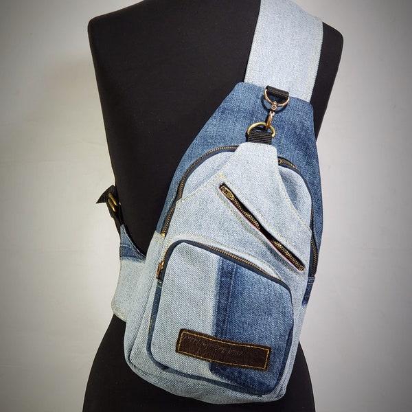 Denim Cross Body Bag - Etsy