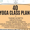 Yoga Journal Template, Wellness Daily Reflection, Guided Yoga Practice ...