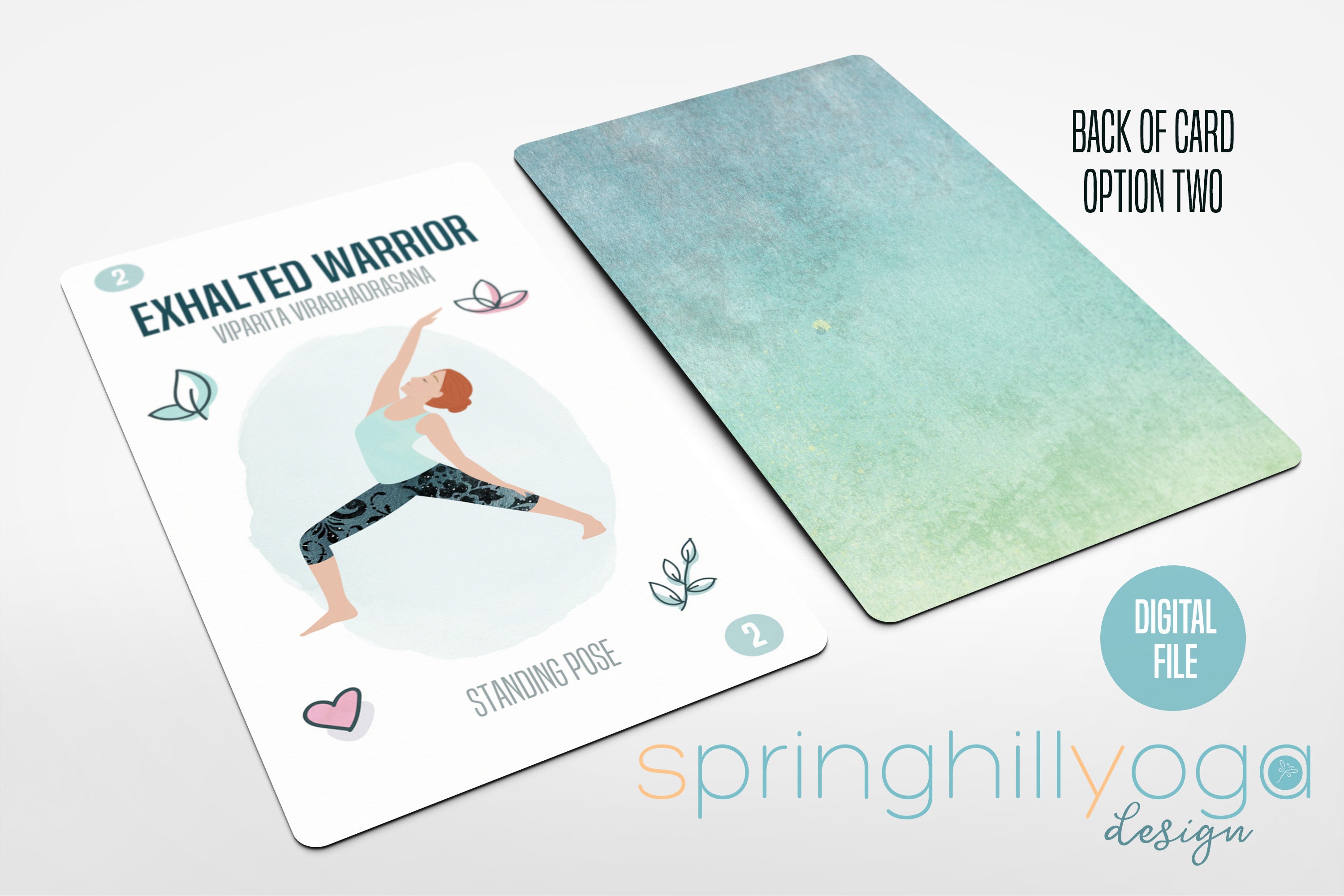 Yoga Pose Cards Asana Cards Yoga Flashcards Yoga Cards | Etsy