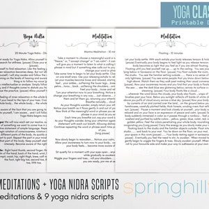 40 Yoga Class Plans + 25 Theme Scripts + 25 Addit. Meditations + 9 Yoga ...