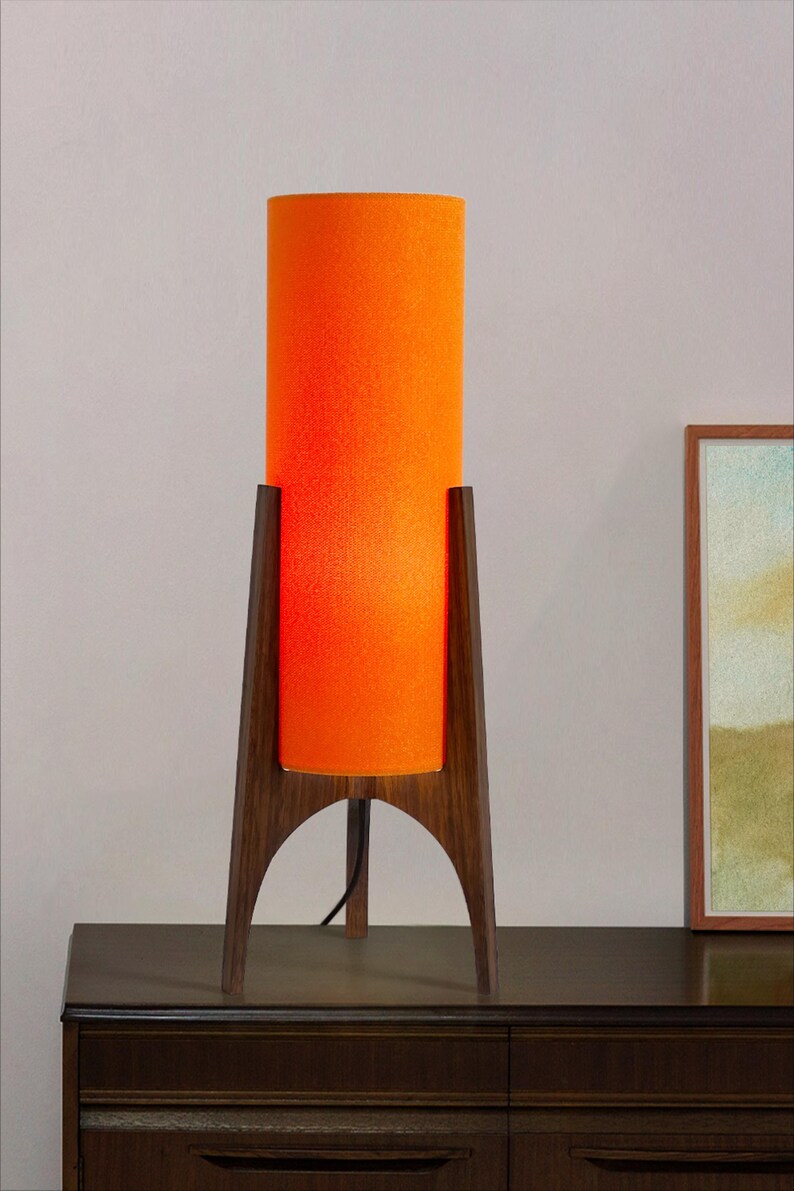 Encore Collection . Archie Rocket Table Lamp – Handmade Lampshade From ...
