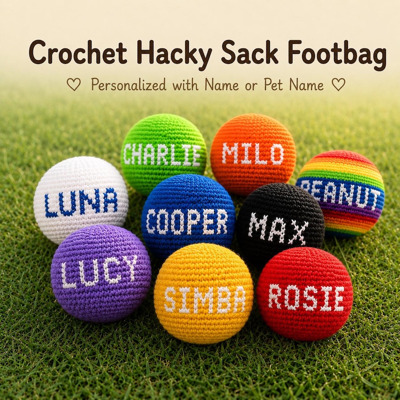 Personalized Hacky Sack - Etsy