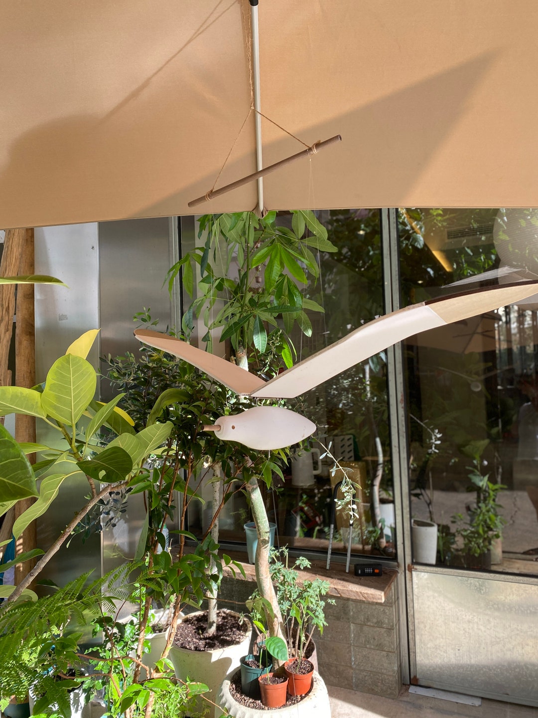 Handmade Wooden Seagull Mobile: Coastal Nursery Decor - Etsy