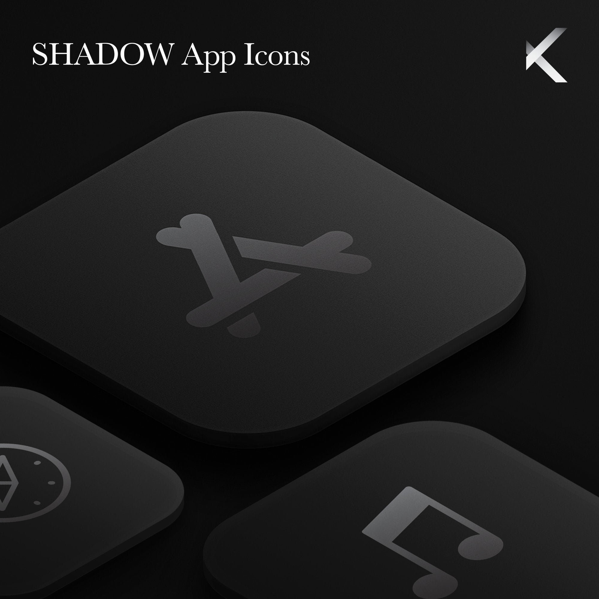 SHADOW App Icons Ios 14 - Etsy