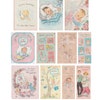 Printable Vintage Retro Baby Shower Cards Digital Collage Sheet Instant ...