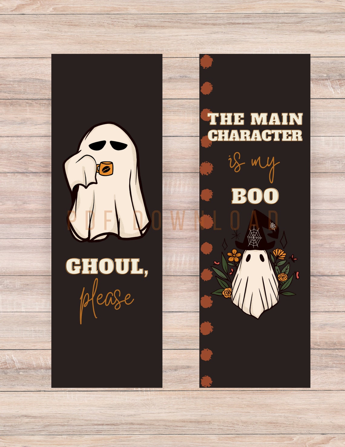 Printable Halloween Bookmarks, Booklover Gifts, Funny Bookmarks ...