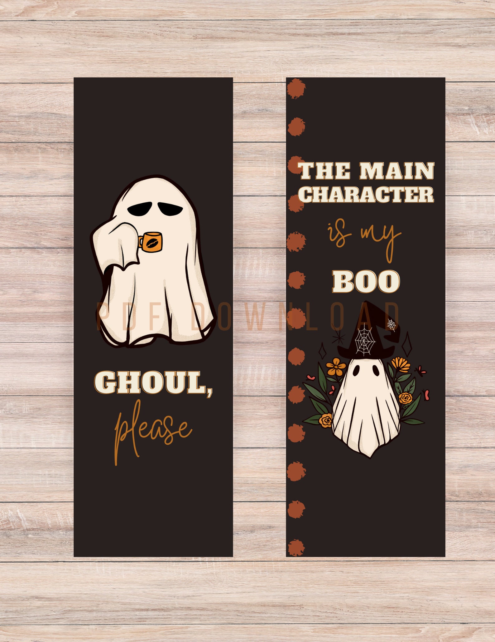 Printable Halloween Bookmarks, Booklover Gifts, Funny Bookmarks ...