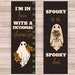 Printable Halloween Bookmarks, Booklover Gifts, Funny Bookmarks ...