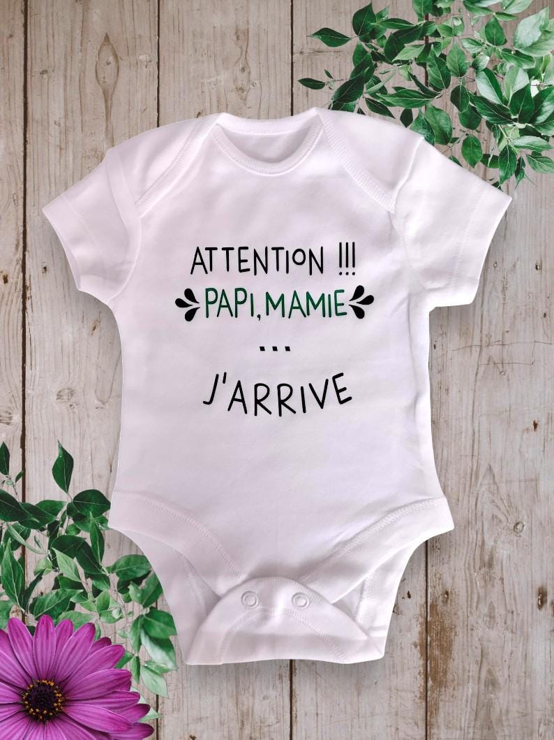 Personalized Baby Bodysuits With "watch Out, Grandpa, Grandma, I'm ...