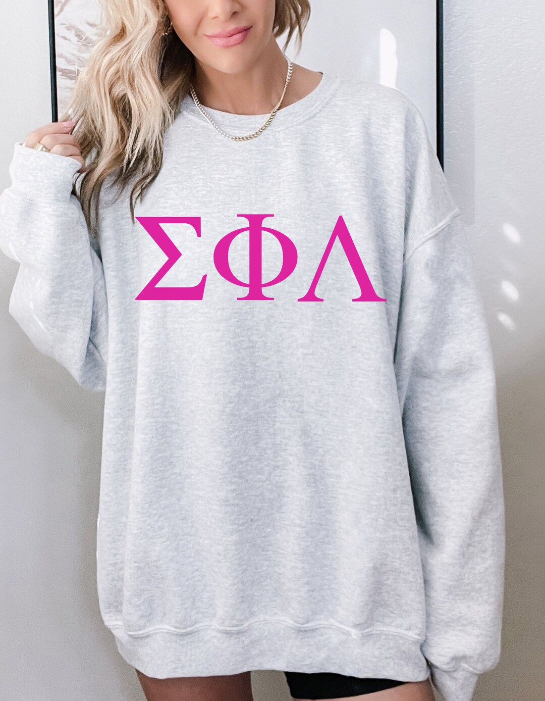 Sigma Phi Lambda Letters Sweatshirt - Etsy