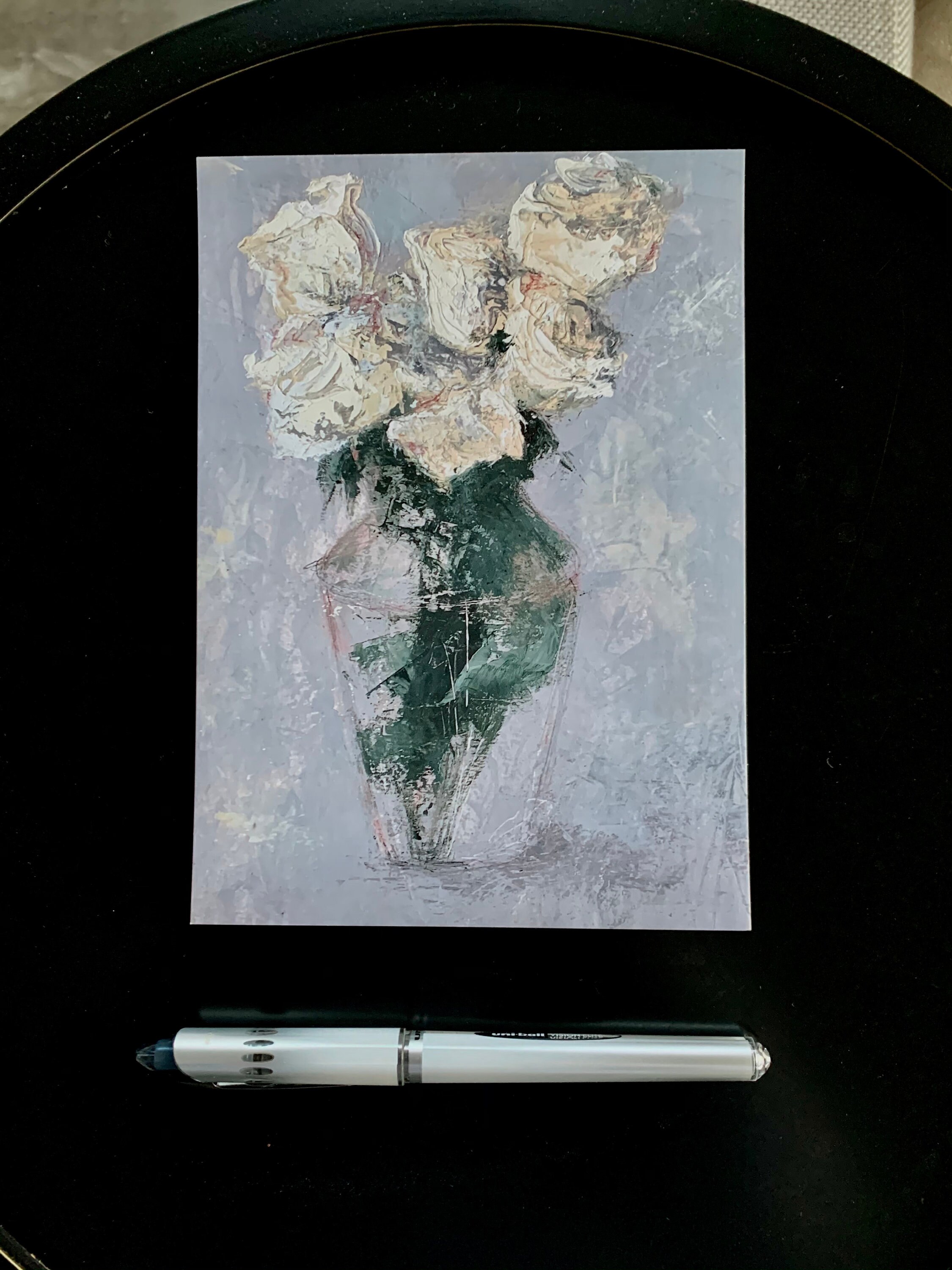 White Rose Portrait - Etsy