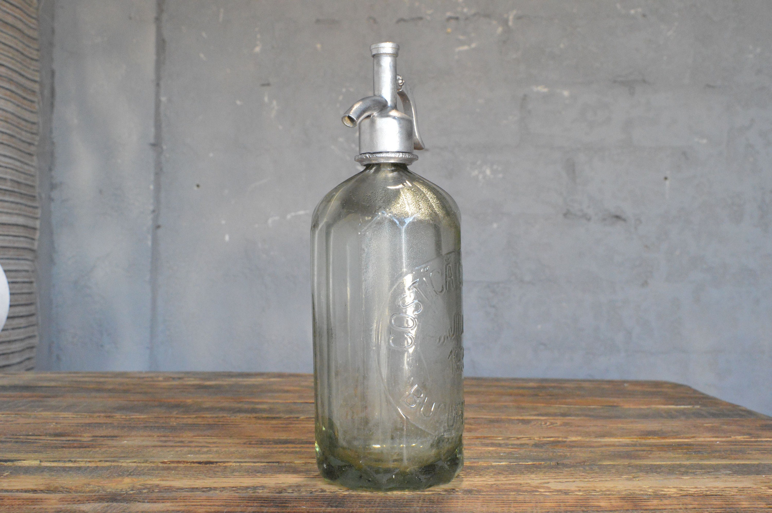1935 Vintage Glass Soda Siphon From the 19th Century Seltzer - Etsy
