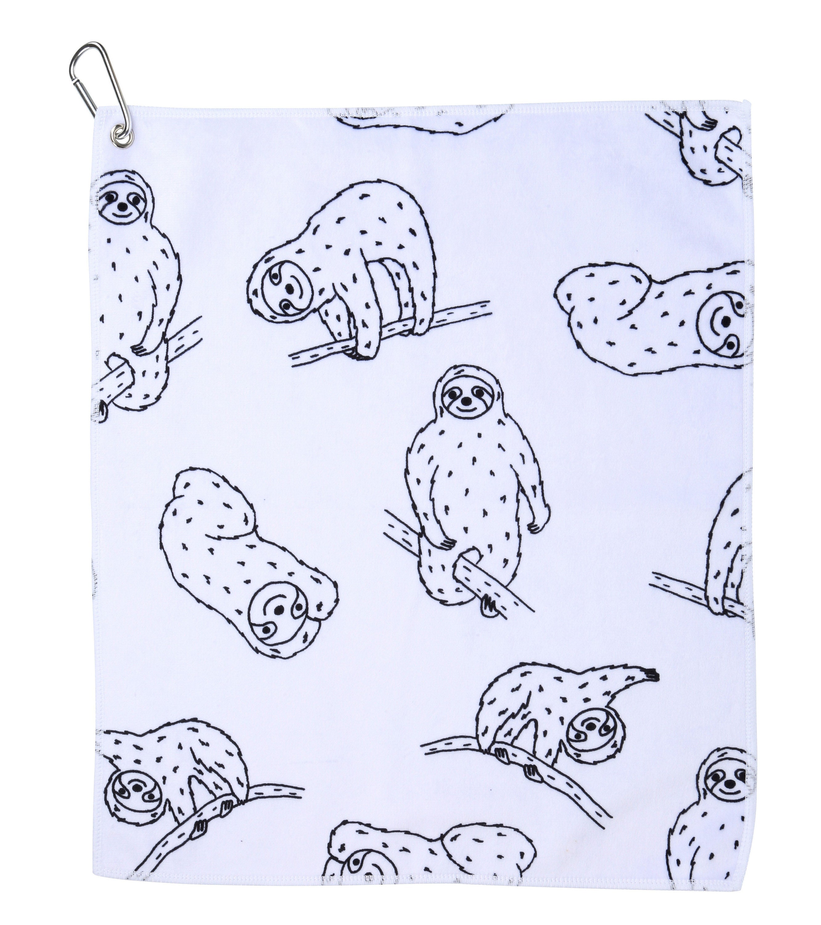 Sloth Golf Towel, Sloth Tennis Towel, Ladies Golf Towel, Mens Golf ...