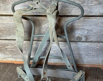 Vintage Wood Backpack Frame, Wooden Packboard, Trappers Backpack Frame ...