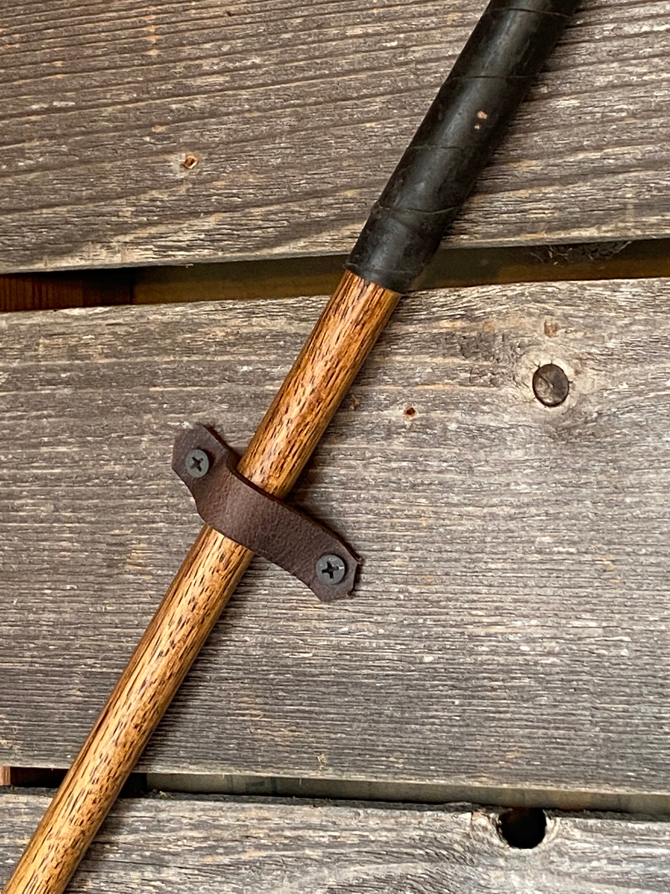 Leather Straps (two - 4" Straps + Four Screws) to Hang Golf Clubs or ...