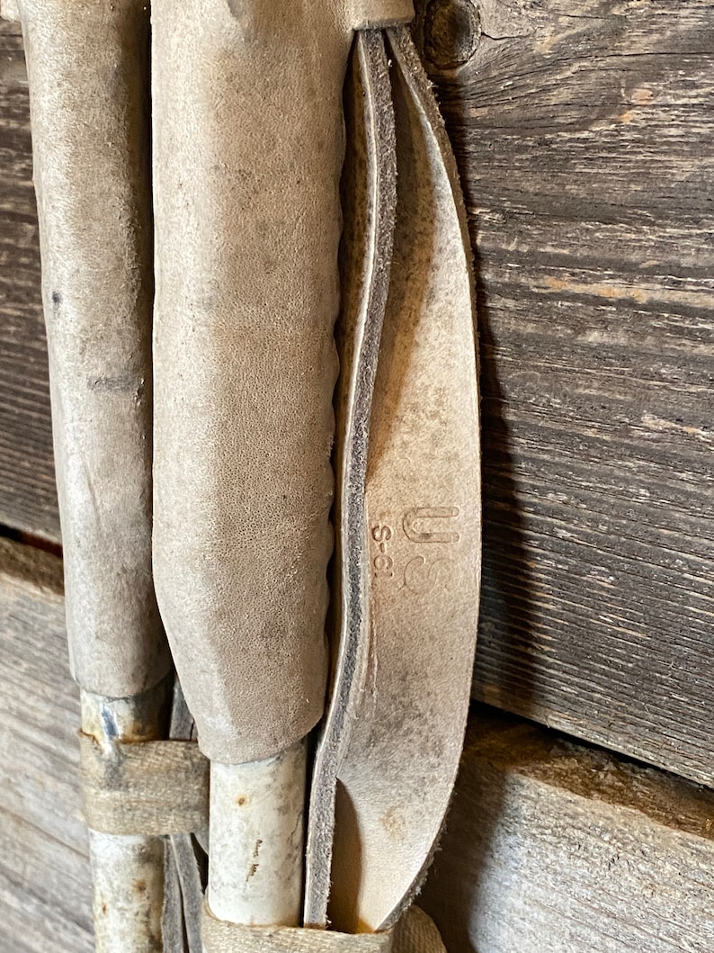 Vintage White Ski Poles US Army - Etsy