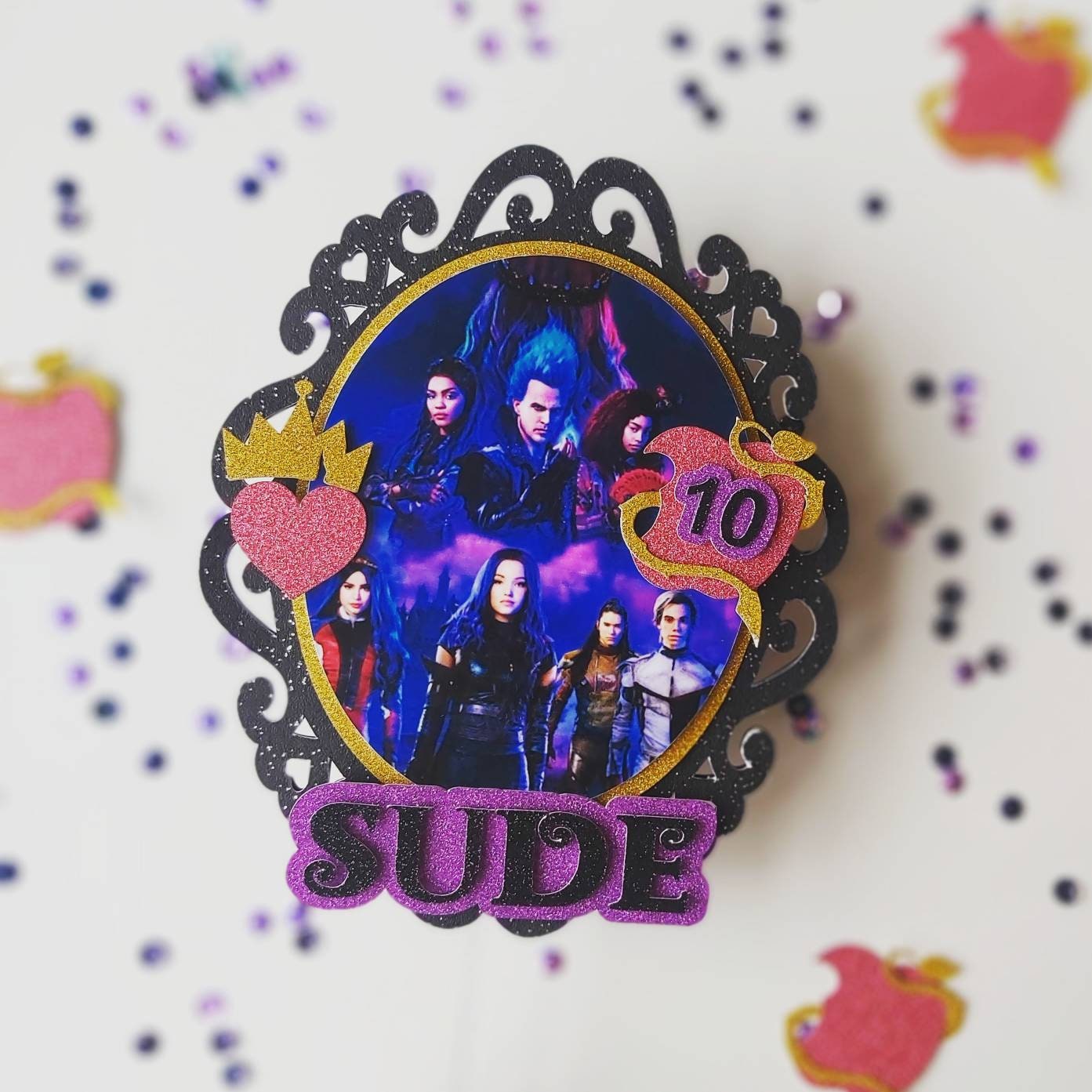 Descendants Cake Topper - Etsy UK