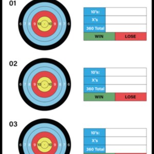 Archery Record Logbook Score Sheet - Etsy
