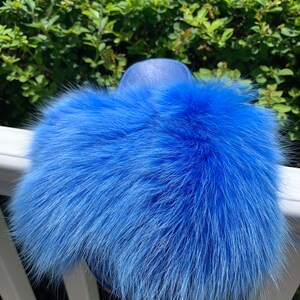 Sky Blue Women’s Fur Slides - Pool Slides - Sandals - Slippers - Women ...