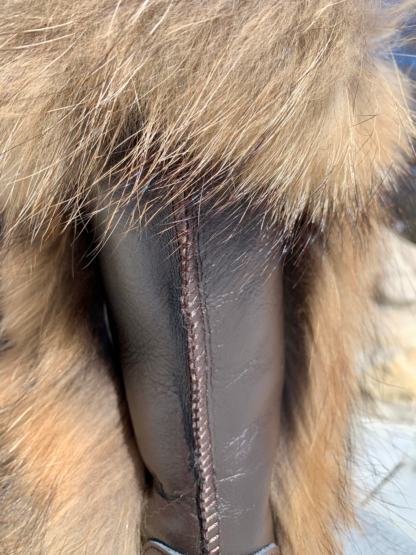 Inoli Brand Brown Sheepskin & Fur Calf-length Womens Winter | Etsy
