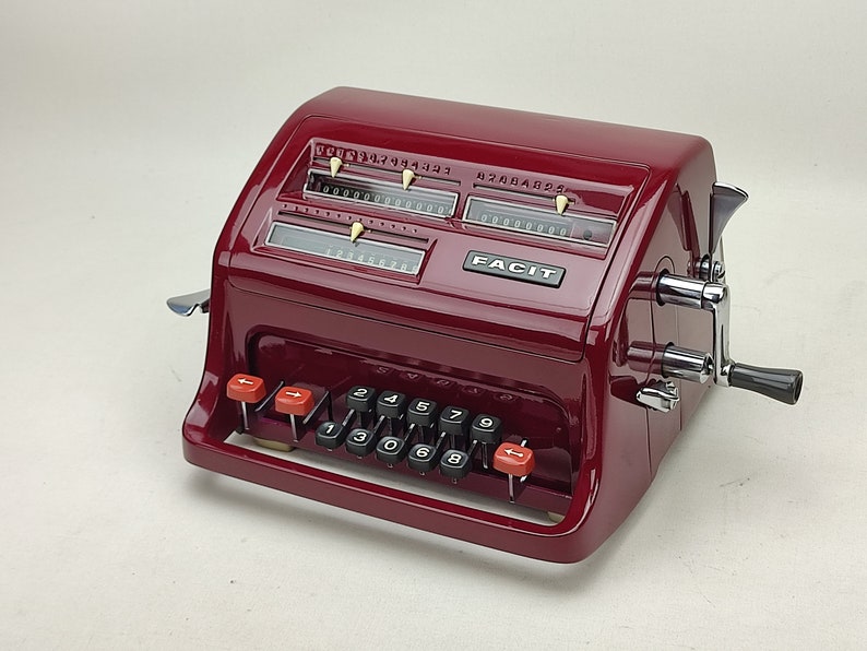 FACİT Working Calculator, Antique Gift, Vintage Calculator, Facit C1-13 ...