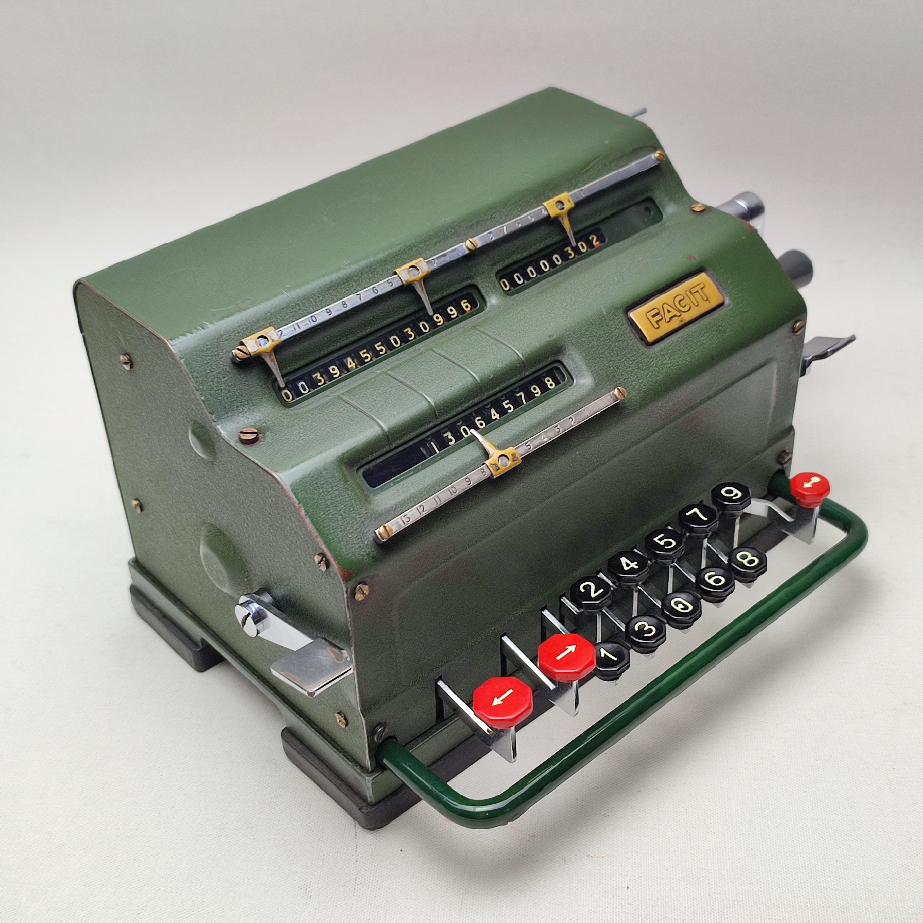 FACİT TK Model Mechanical Calculator, Working Calculator, Collectible ...