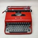 Ferrari Red İtalian Olivetti Lettera 22 Working Typewriter, Portable ...