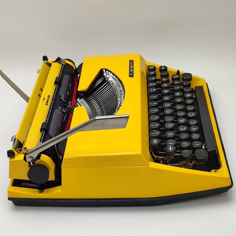Cursive*! Adler Tippa Working Typewriter,İtalic Font, Writer Poet Gift ...