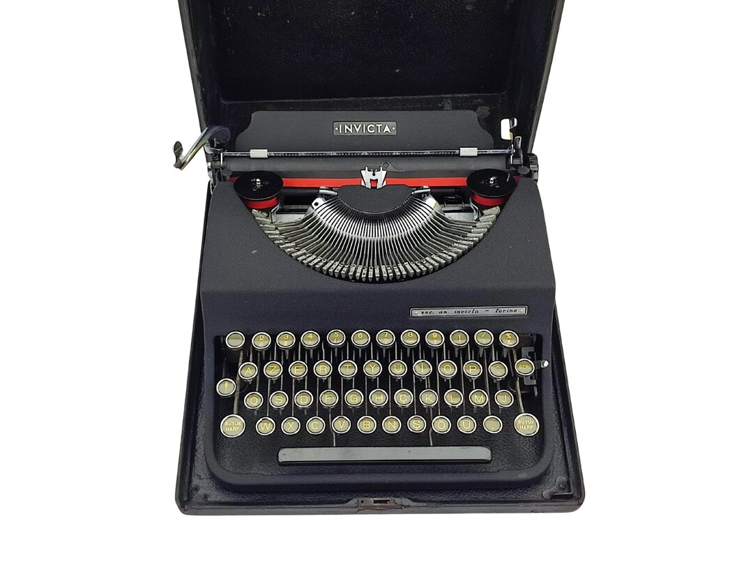 İconic Olivetti İnvicta (MP1) Working Typewriter, 1930s Antique ...