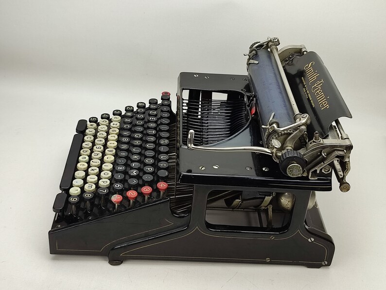 1911s Smith Premier 10A Working Typewriter, Antique Vintage Typewriter ...