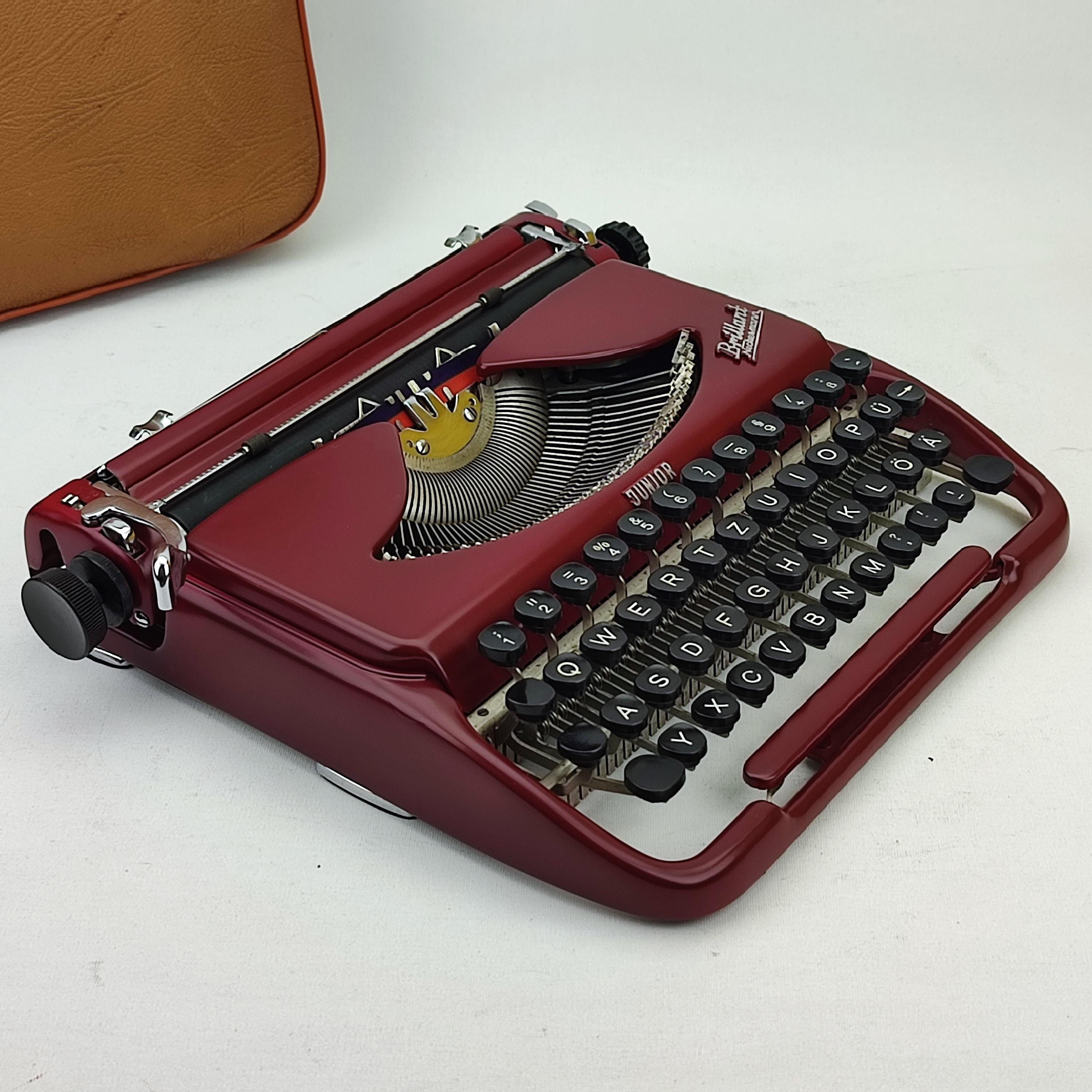 JUNIOR Brillant Neckermann Typewriter, Compact Small Typewriter ...