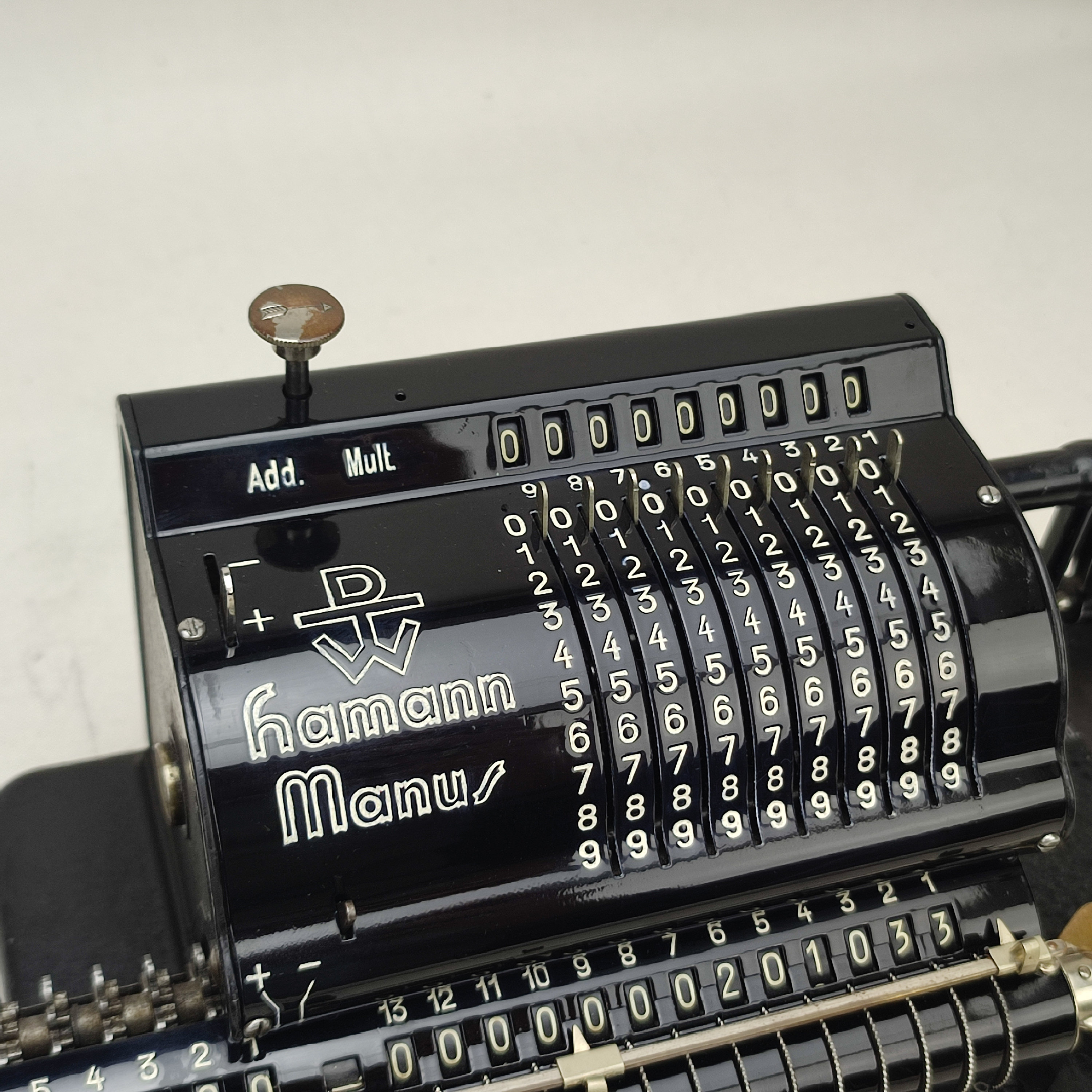 Collectible Hamann Manus C2 Mechanical Calculator, Antique Calculator ...