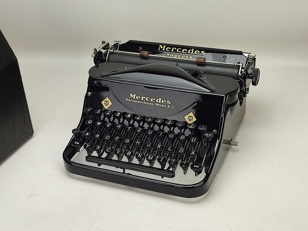 1930s Mercedes Superba Working Typewriter, Vintage Typewriter,portable ...