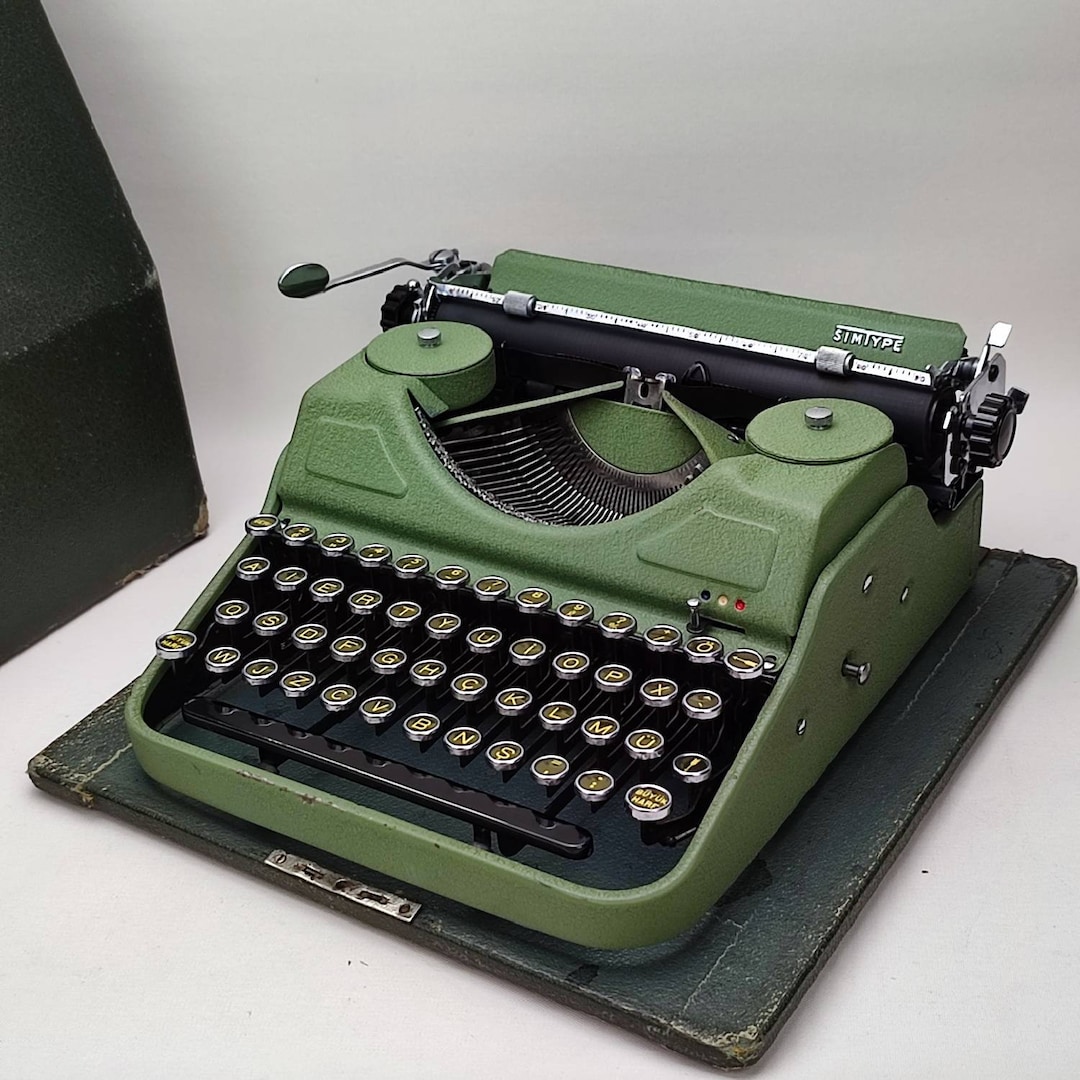 Simtype Working Typewriter With Case, Functional Typewriter, Antique ...