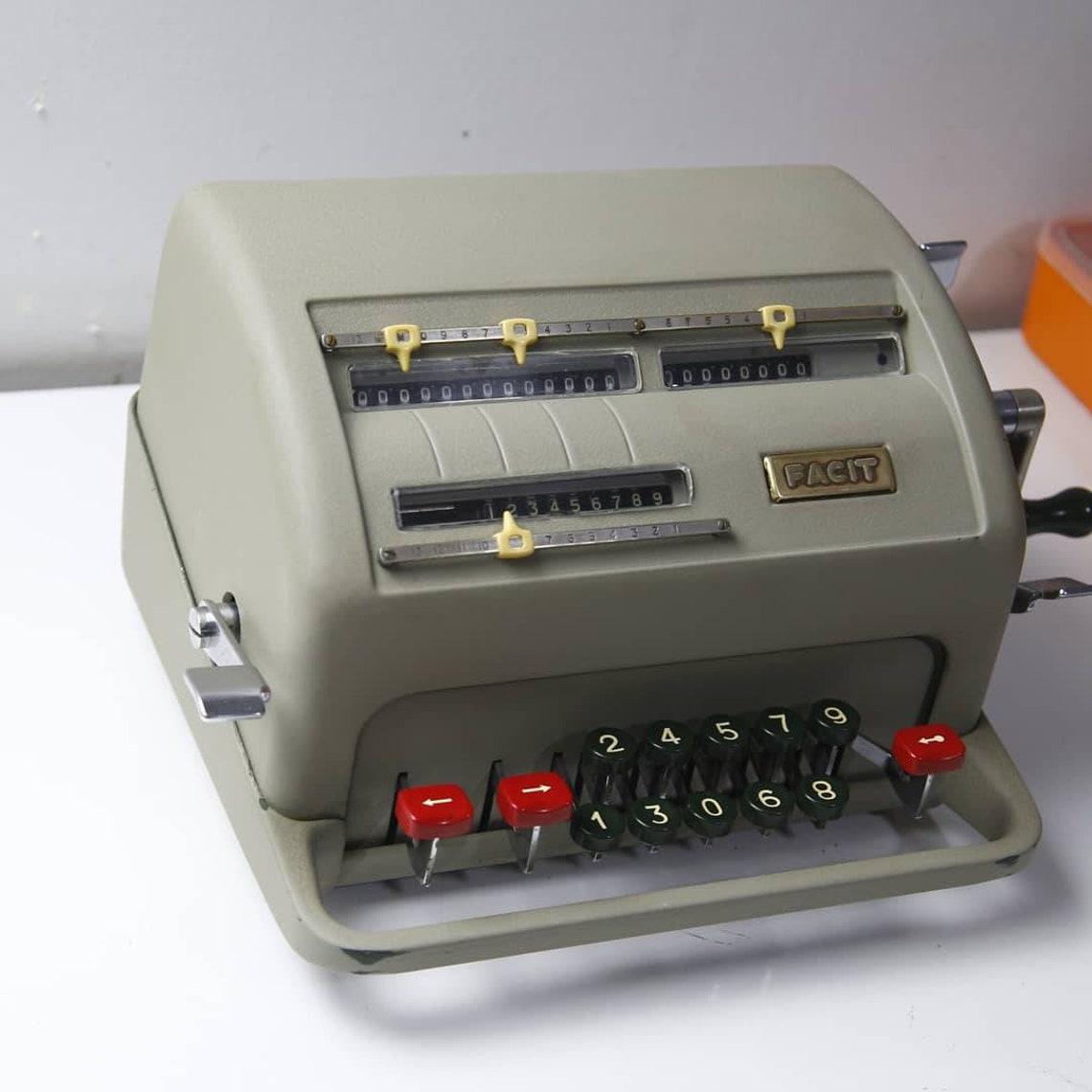 1954's FACİT NTK Antique Mechanical Calculator | Etsy