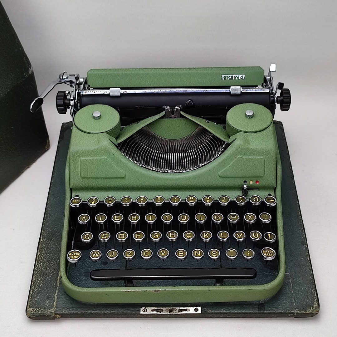 Mint*! SİMTYPE Working Typewriter With Case | Portable, Vintage ...