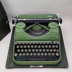 Mint SİMTYPE Working Typewriter With Case Portable, Vintage Typewriter ...